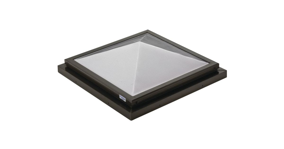 Sunoptics 211RF8 2' x 2' Triple Glazed Fixed Skylight with a Pyramid ...