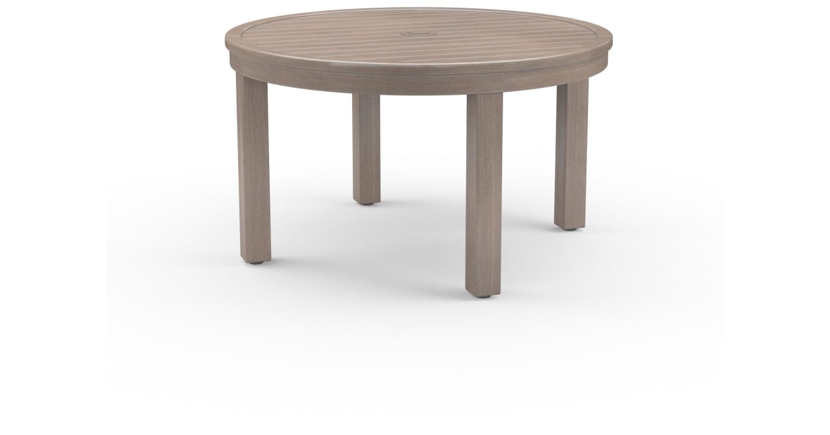 Sunset West SW3501-RDT50 Laguna 50" Diameter Aluminum Outdoor Dining ...