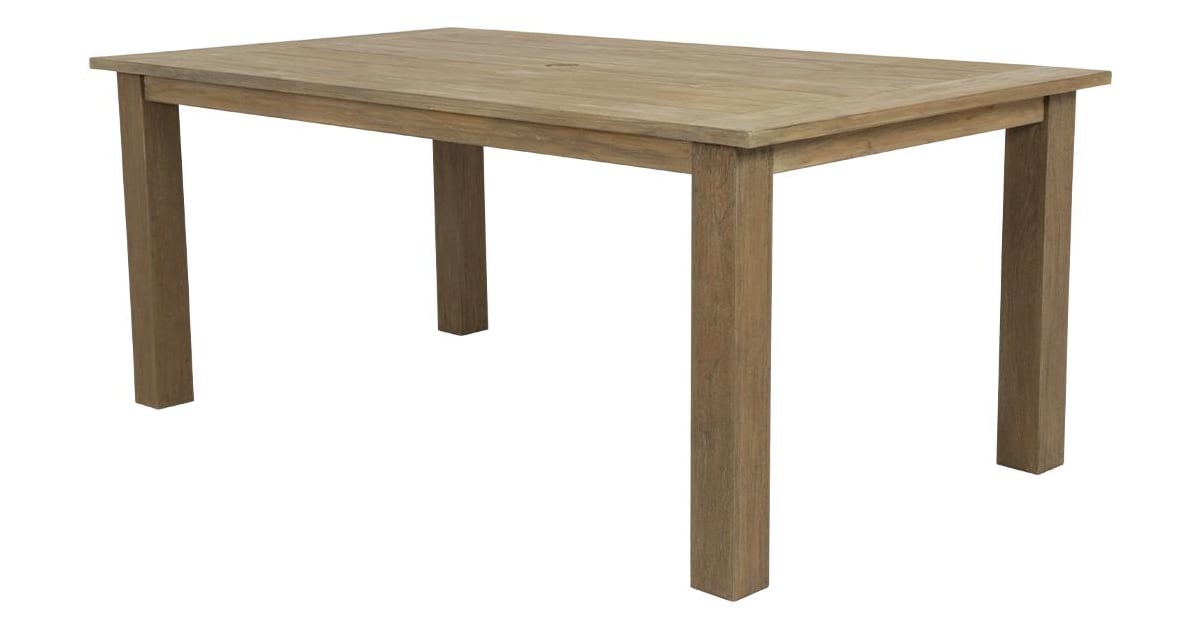 Sunset West SW5501-T72 Coastal Teak 39" Wide Teak Outdoor Dining Table ...