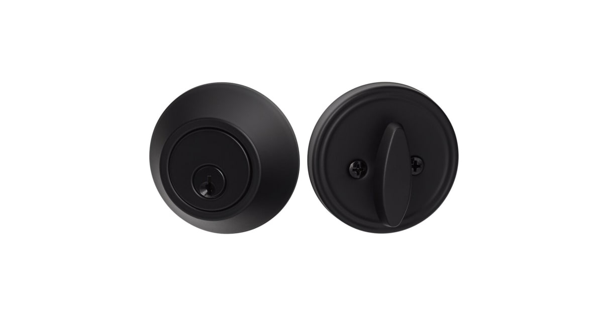 Sure-Loc DB201-G2 FBL Solid Brass Single Cylinder Keyed Entry Deadbolt ...