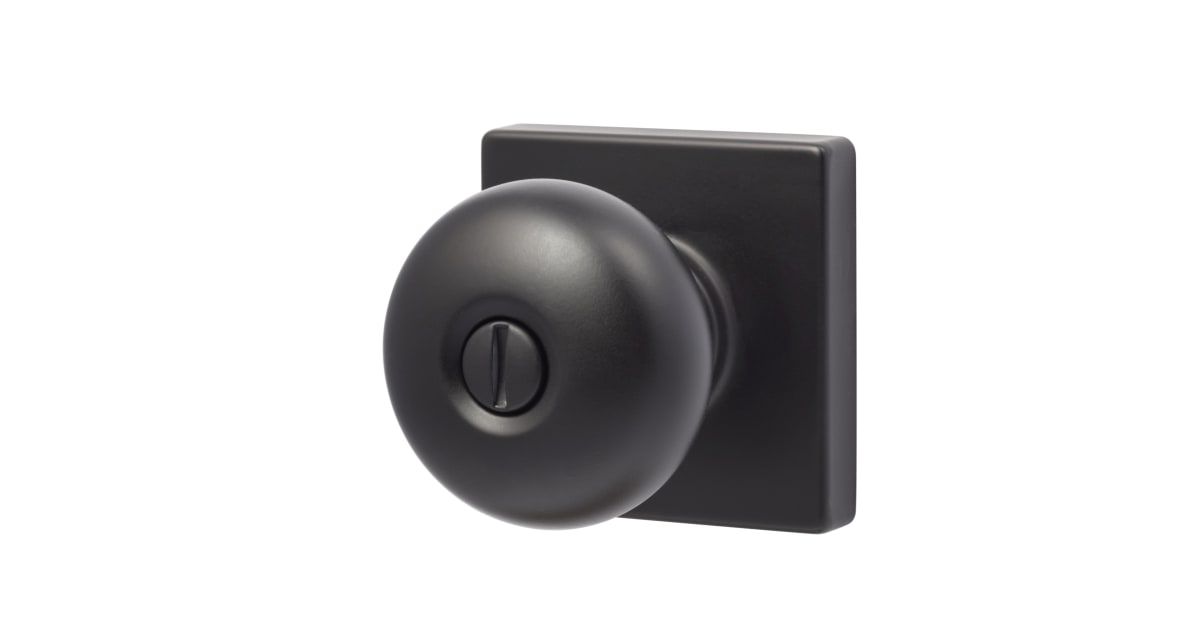 Sure-Loc DU102-SQ FBL Durango Privacy Door Knob Set with Square Rose ...