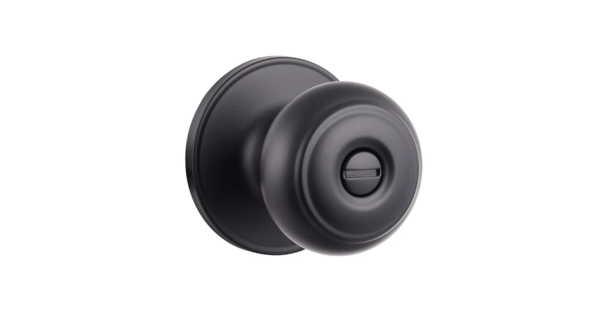 Sure-Loc JN102 FBL Juniper Privacy Door Knob Set with Round Rose ...