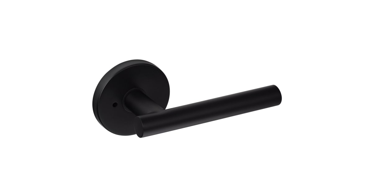 Sure-Loc JU102 FBL Juneau Privacy Door Lever Set with Round Rose from ...