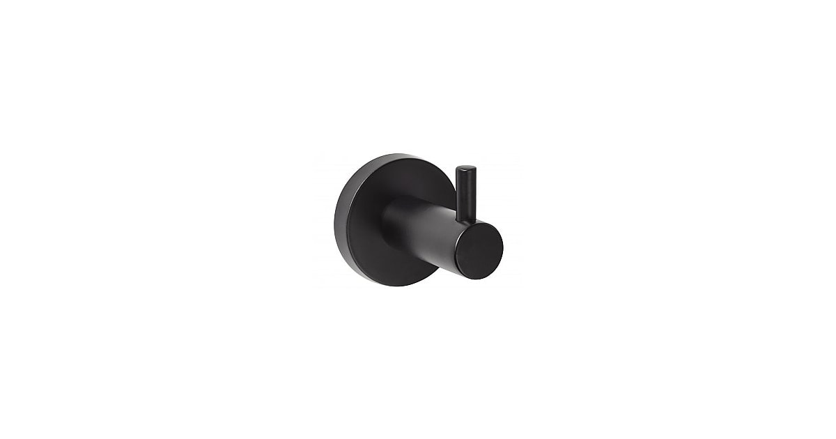 Sure-Loc LG-RH1 FBL Lugano Single Hook Robe Hook | Ferguson Home