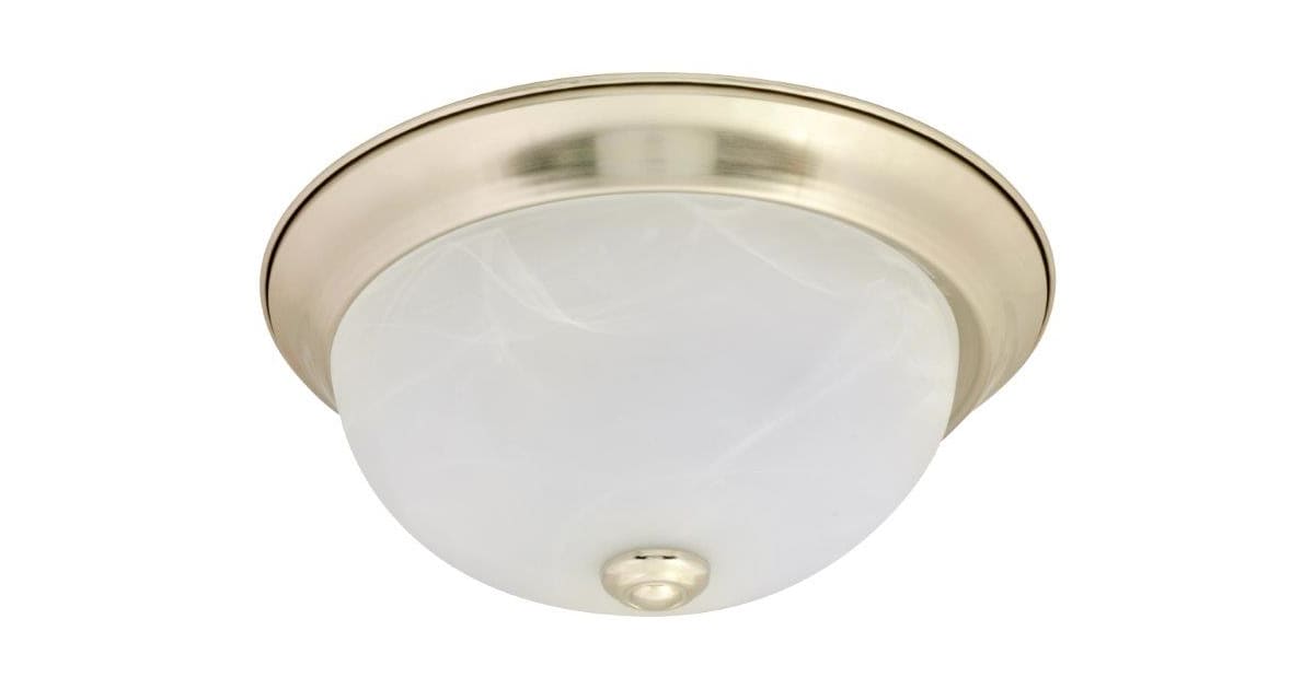 Sylvania 74302 Single Light 11" Wide Integrated LED Flush Mount Bowl ...
