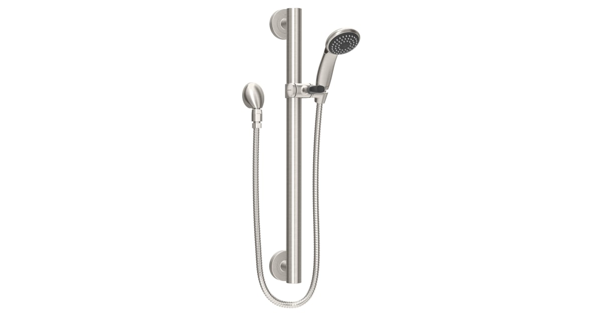 Symmons H35-36 2.5 GPM Single Function Hand Shower with Grab Bar ...