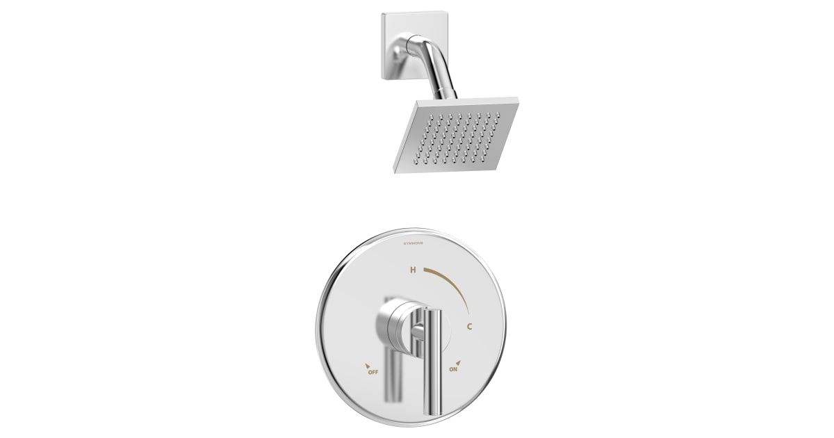 Symmons 3501-B-SH4-1.5-TRM Dia Shower Only Trim Package with 1.5 GPM ...