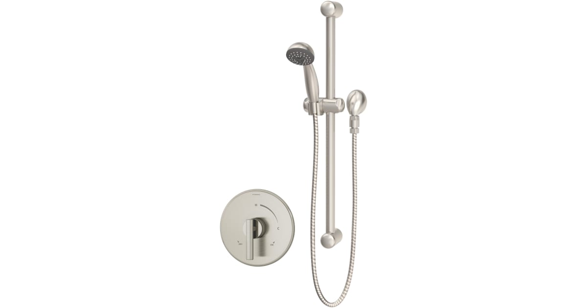 Symmons 3503-H321-V-CYLBSTN1.5TRM Dia Shower Only Trim Package with 1.5 ...