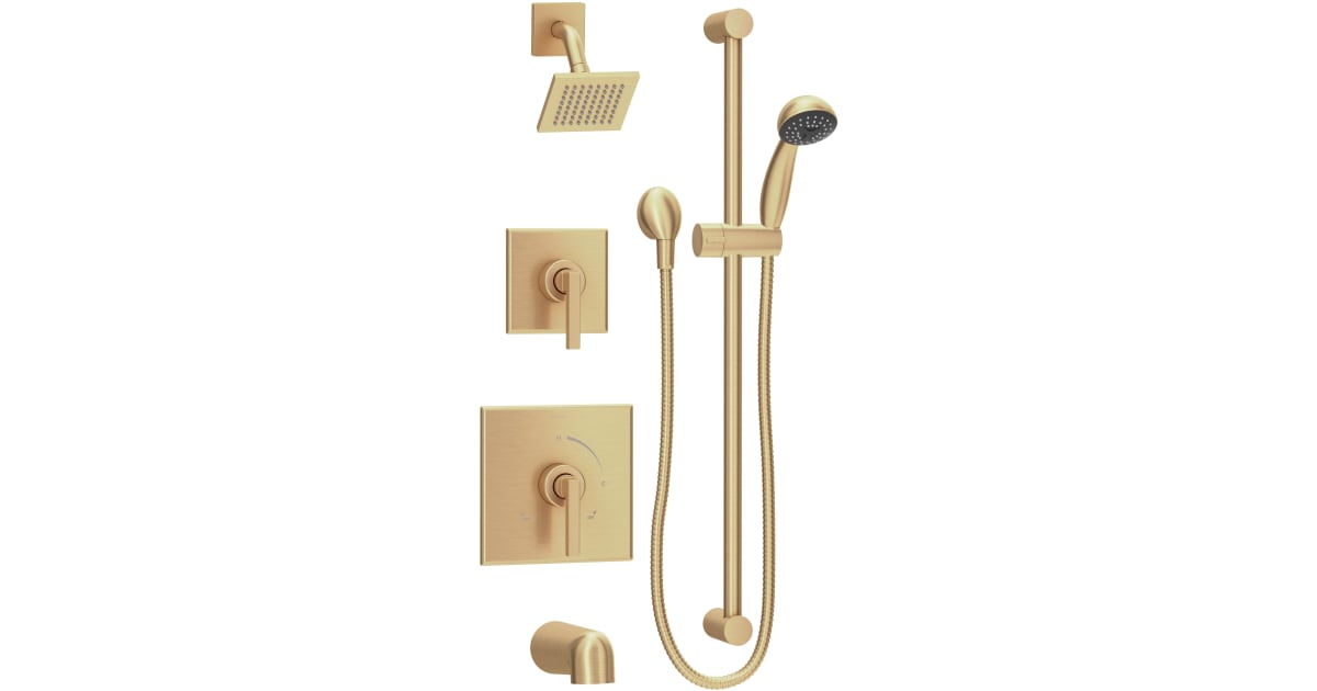 Symmons 3606H321BBZ15TRM Duro Pressure Balanced Shower System with ...