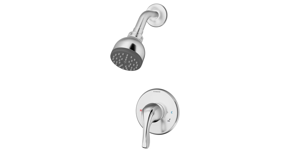 Symmons 9601-PLR-1.5-TRM Origins Shower Only Trim Package with 1.5 GPM Single Function Shower ...