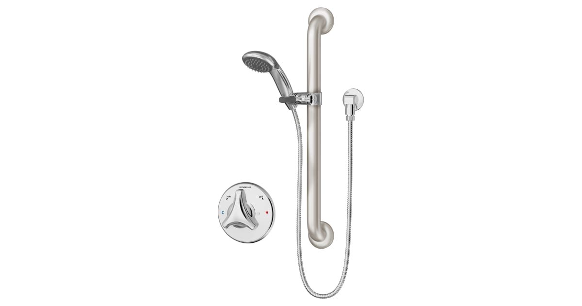 Symmons 9603-P-1.5-TRM Origins Shower Only Trim Package with 1.5 GPM Single Function Hand Shower ...