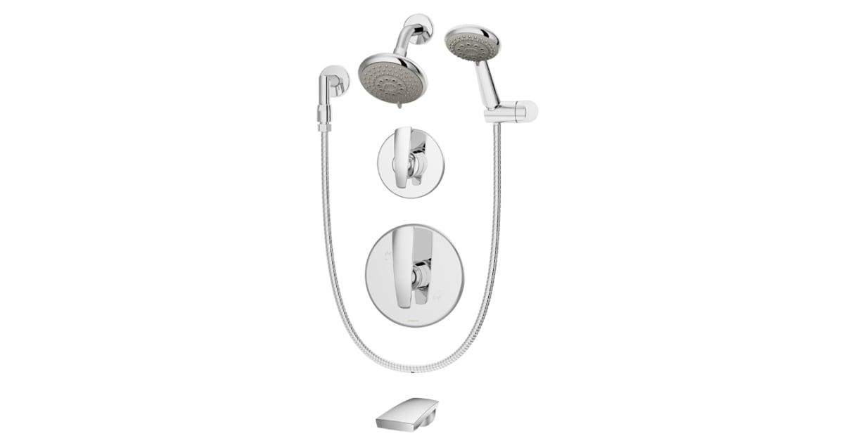 Symmons 4106 Naru Tub and Shower Trim Package with Multi Function ...