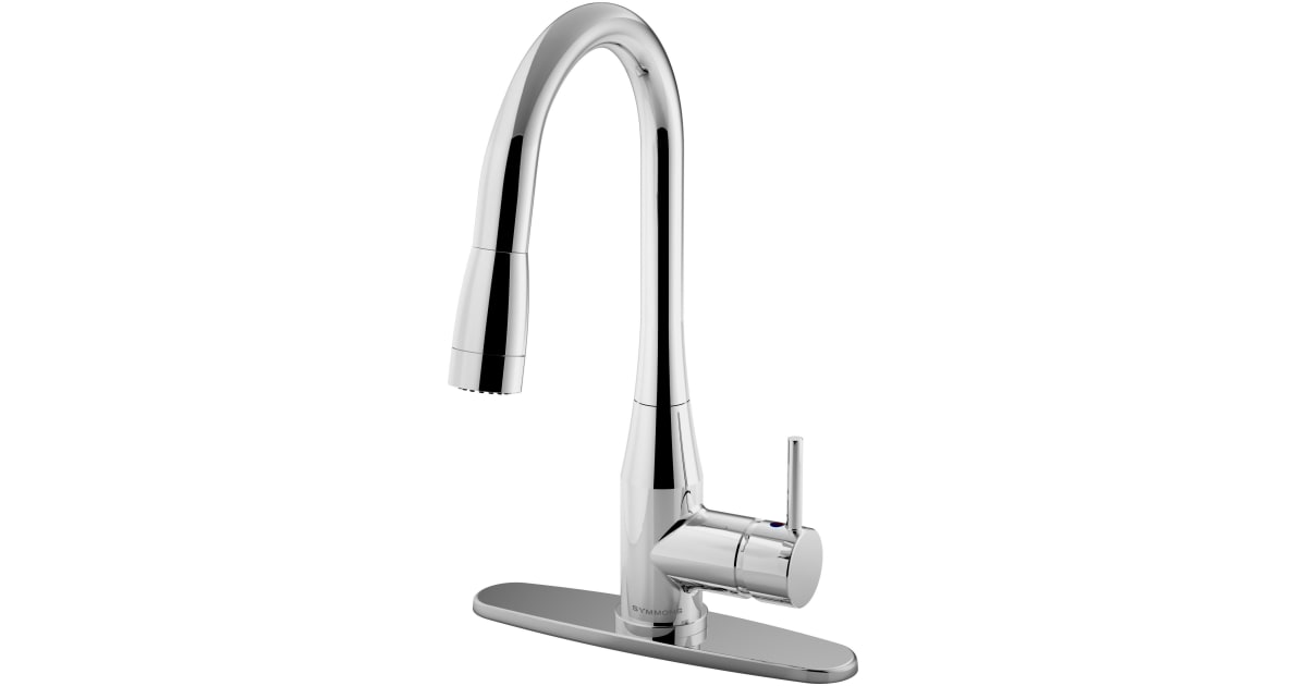 Symmons S-2302-PD-DP-1.0 Sereno 1.0 GPM Single Hole Pull Down Kitchen ...