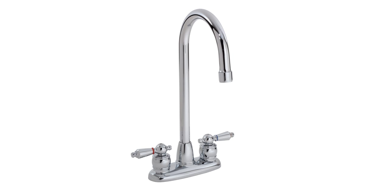 Symmons S-245-5-LAM-1.5 Symmetrix 1.5 GPM Centerset Bar Faucet with ...