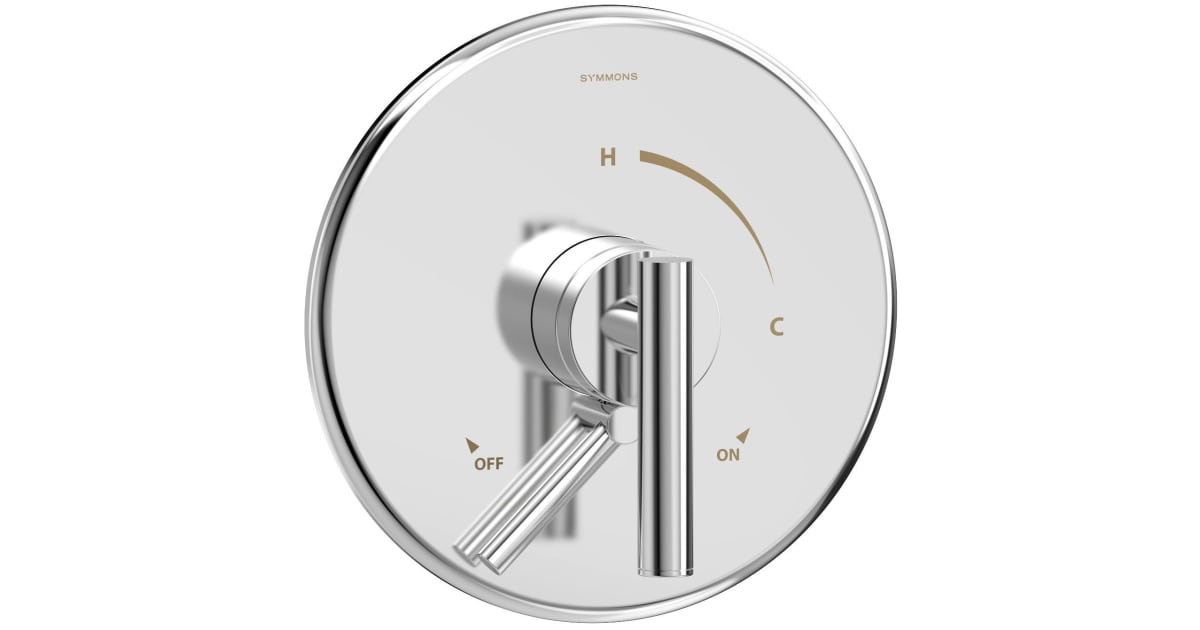 Symmons S-3500-CYL-TRM Dia Single Function Pressure Balanced Valve Trim ...