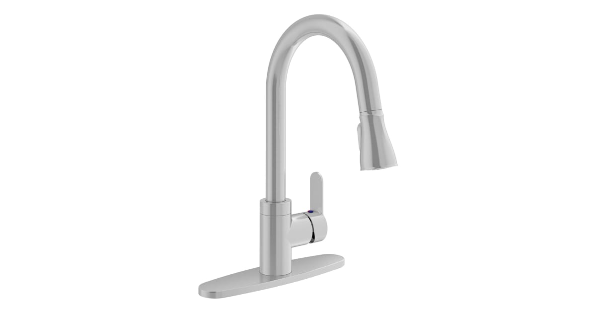 Symmons S-6710-PD-STS-DP-1.5 Identity 1.5 GPM Single Hole Pull Down ...