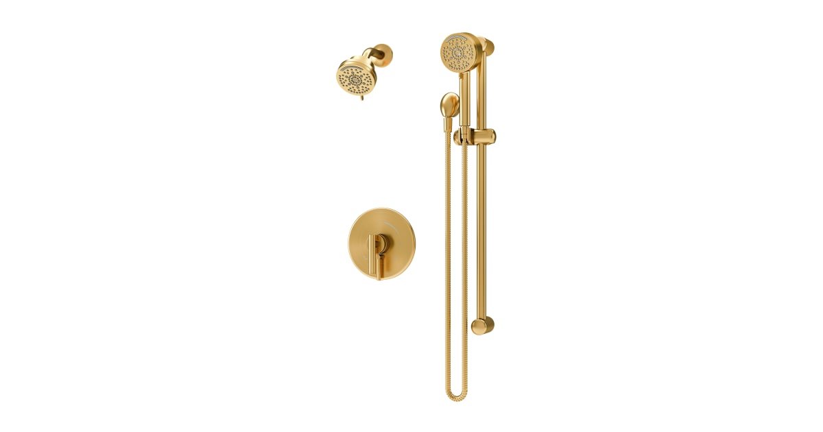 Symmons S3598BBBZ15TRM Dia HydroMersion Pressure Balanced Shower System ...