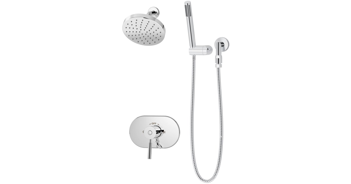 Symmons S430815TRM Sereno Pressure Balanced Shower System with Shower ...
