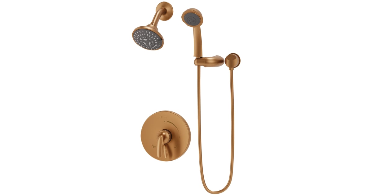Symmons S5508BBZTRM Elm Pressure Balanced Shower System with Shower ...