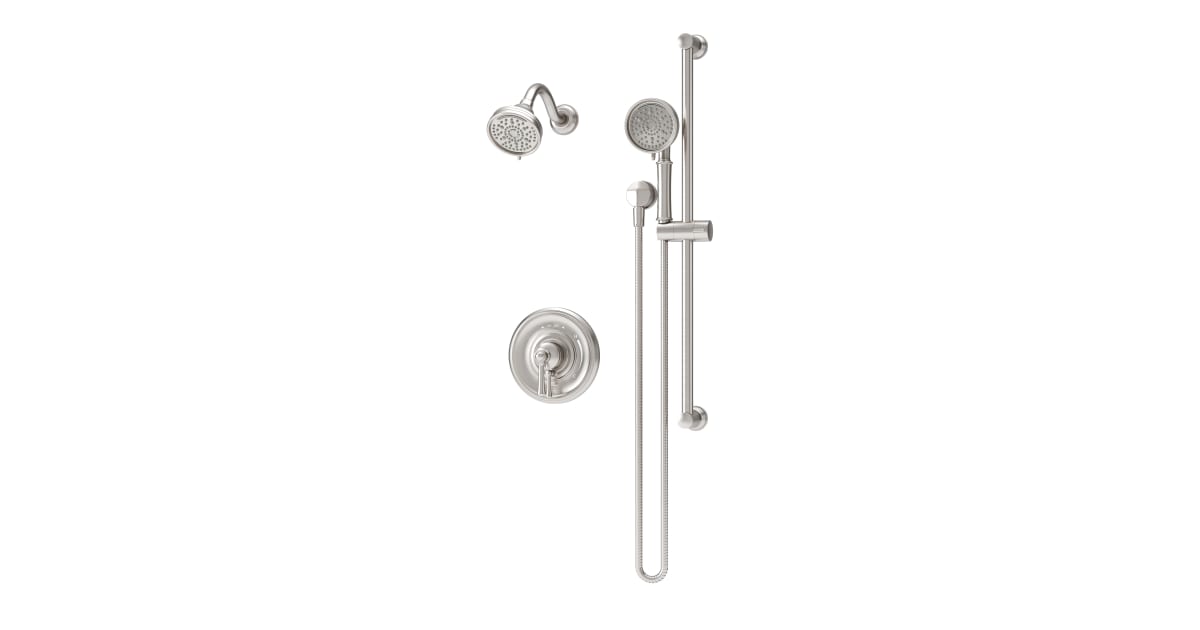 Symmons S5898STNTRM Braston 2 GPM Shower and Hand Shower Trim with ...