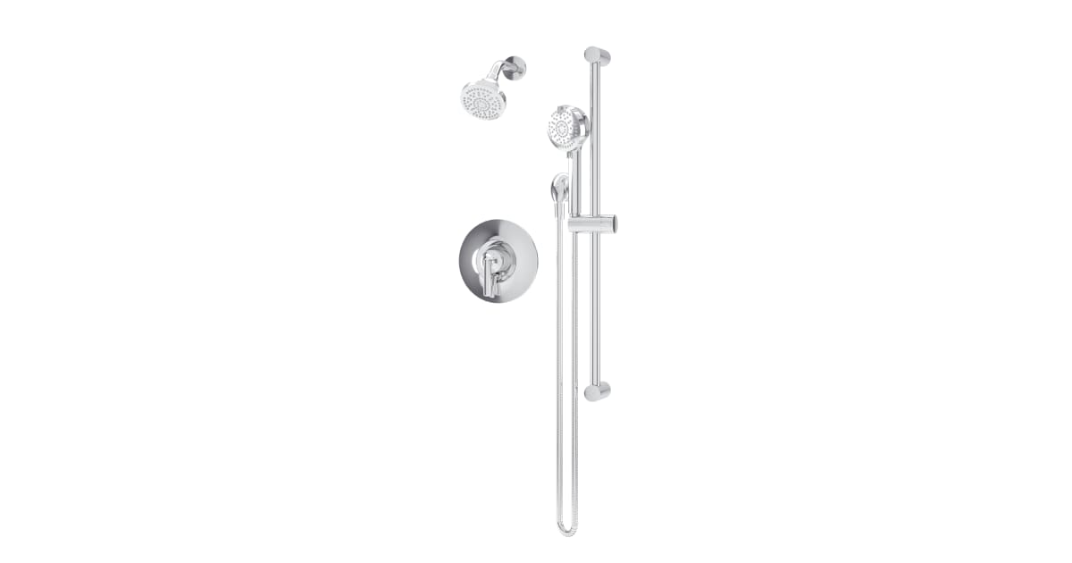 Symmons S599815TRM Birch Shower Only Trim Package with 1.5 GPM Single Function Shower Head and ...
