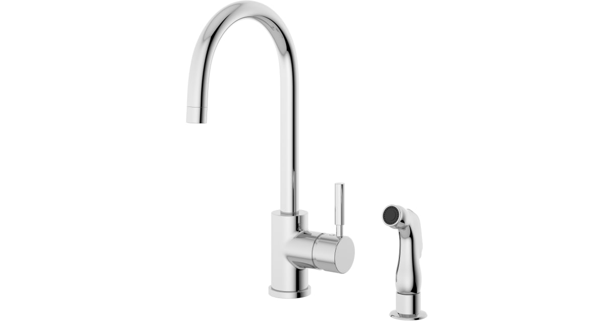 Symmons SK-3500-2-1.5 Sereno 1.5 GPM Single Hole Kitchen Faucet ...