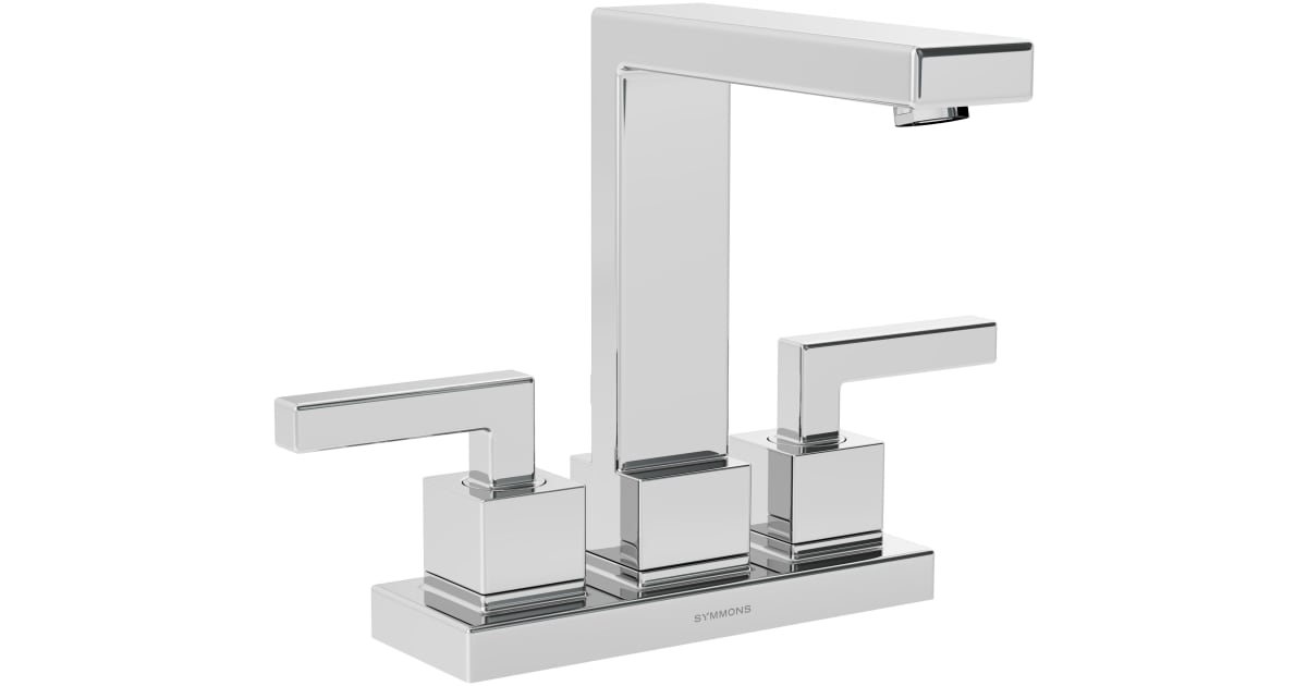 Symmons SLC-3612-1.0 Duro 1.0 GPM Centerset Bathroom Faucet with Pop-Up ...