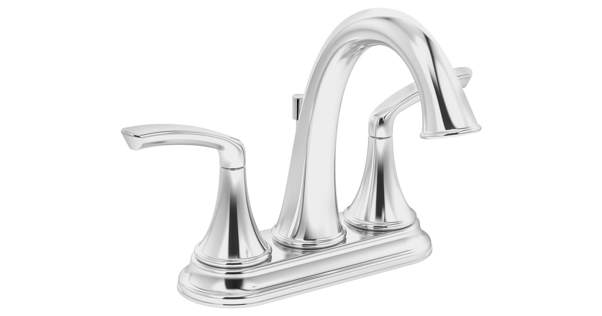 Symmons SLC-5512-1.5 Elm 1.5 GPM Centerset Bathroom Faucet with Pop-Up ...