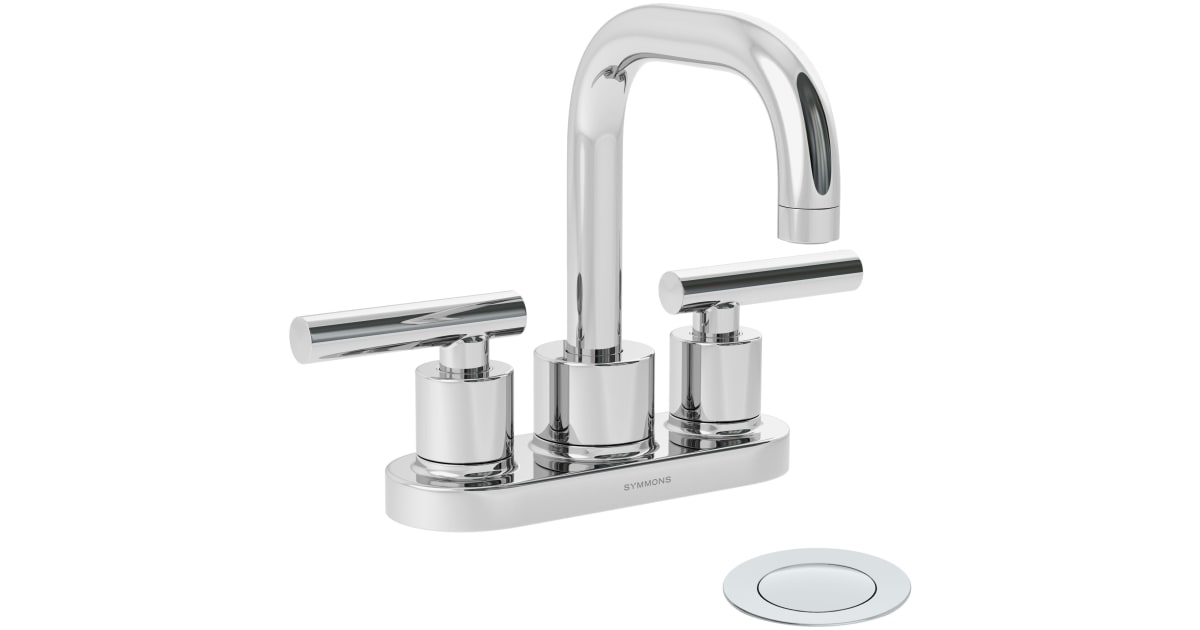 Symmons SLC3512PP Dia 1.0 GPM Centerset Bathroom Faucet with Pop-Up ...