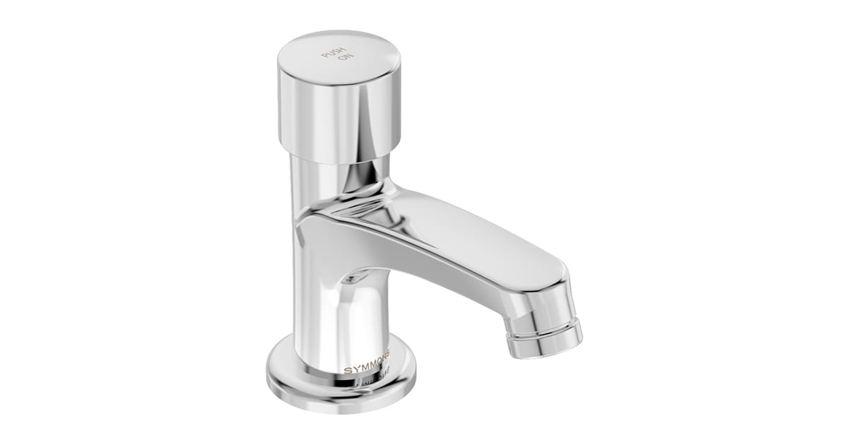 Symmons SLS-7000 SCOT 0.5 GPM Single Hole Metering Bathroom Faucet ...