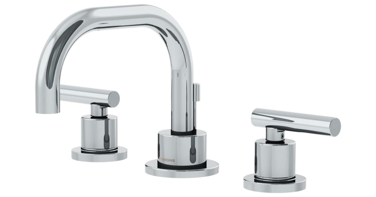 Symmons SLW-3522-1.0 Dia 1 (GPM) Widespread Bathroom Faucet with Pop-Up ...