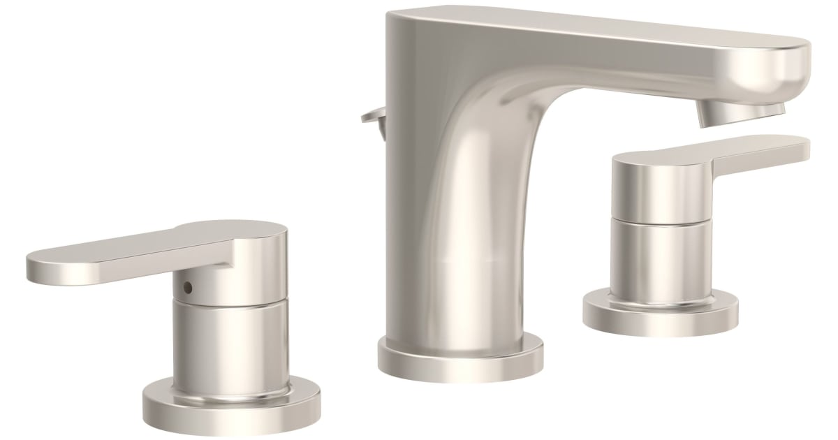 Symmons SLW-6712-STN-1.0 Identity 1.0 GPM Widespread Bathroom Faucet ...