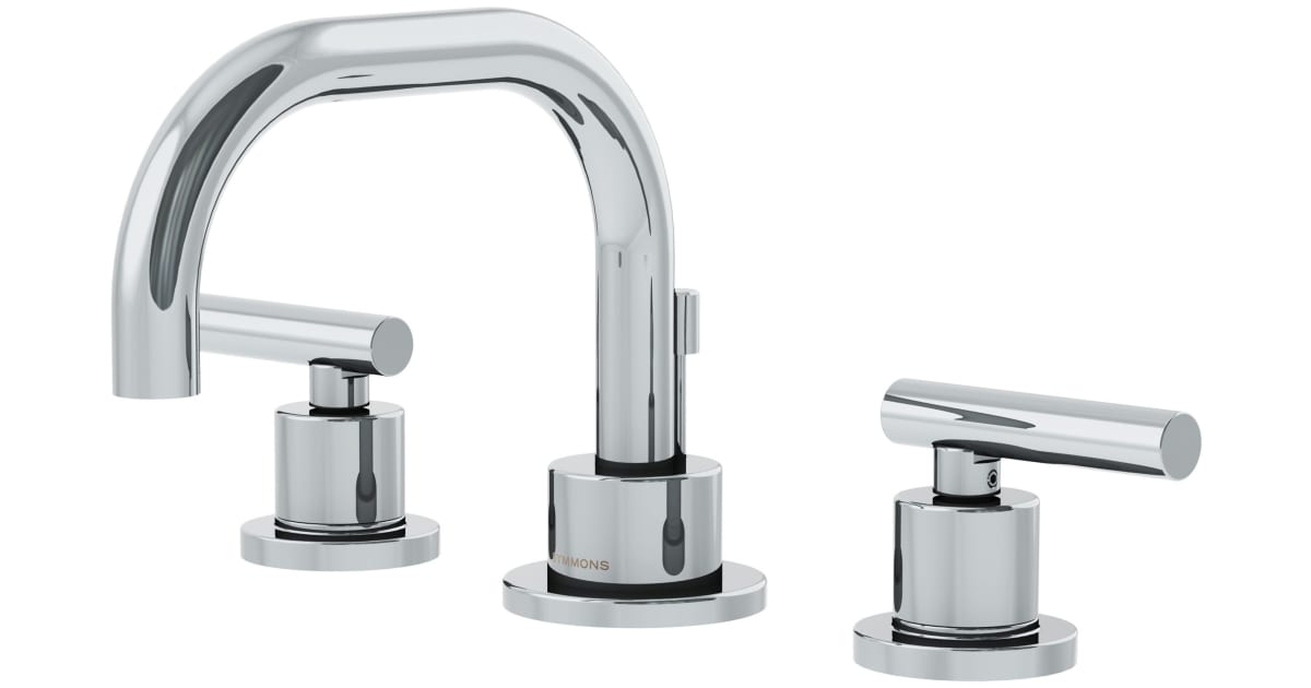 Symmons SLW3522PP Dia 1.0 GPM Dual Handle Widespread Bathroom Faucet ...