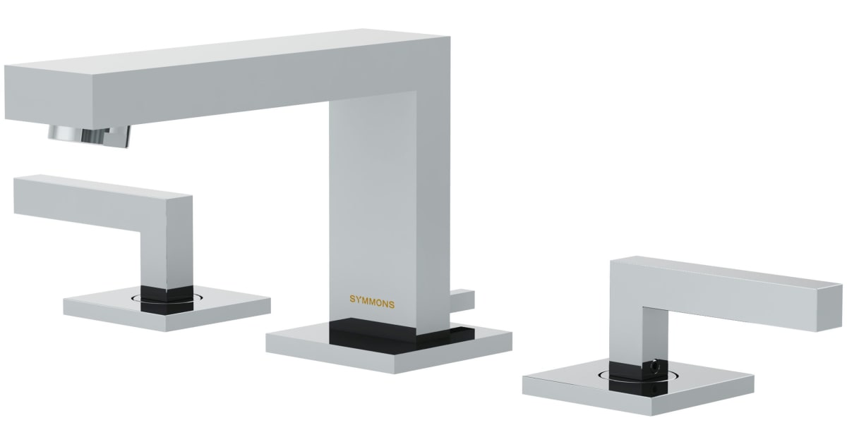 Symmons SLW3622PP Duro 1.0 GPM Widespread Bathroom Faucet with Push Pop ...