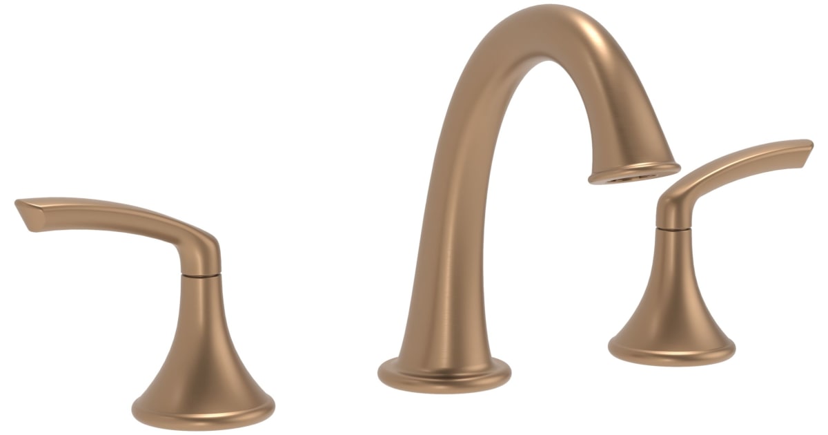 Symmons SLW5512BBZPP Elm 1.0 GPM Widespread Bathroom Faucet with Push ...