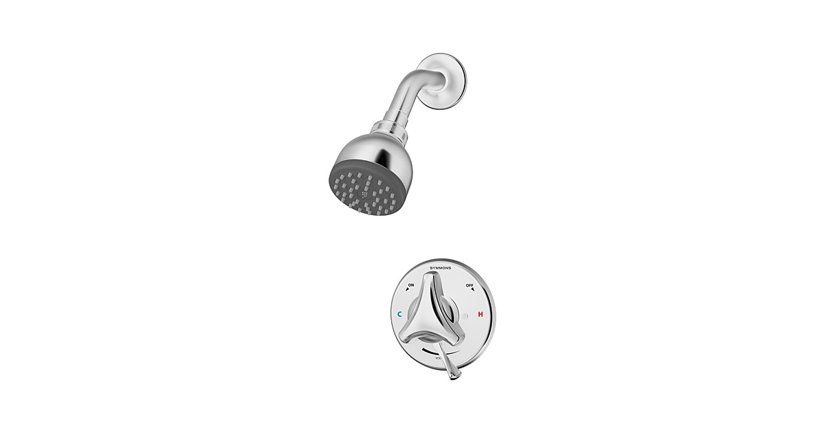 Symmons S-9601-X-P-1.5 Origins Single Handle 1.5 GPM Shower System with ...
