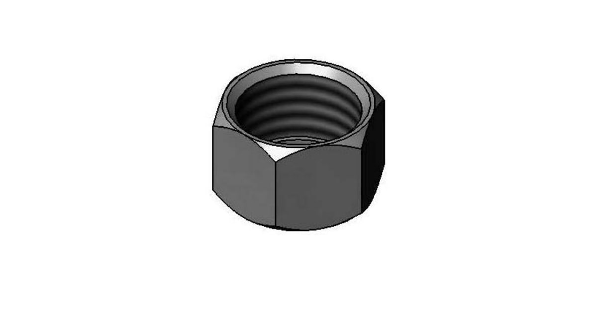 T and S Brass 000706-40 Coupling Nut (Chrome-Plated) | Ferguson Home