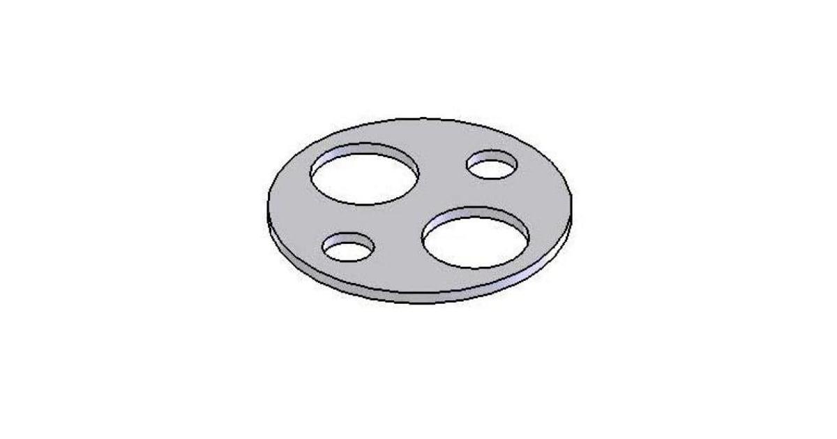 T and S Brass 001004-45 BL-6000 Shank Washer, Zinc-Plated Steel ...