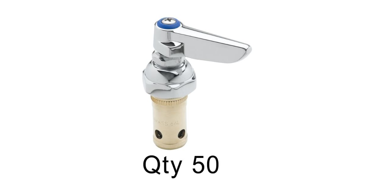 T and S Brass 002711-40M50 Eterna Spindle Assembly, Spring Check, Left ...