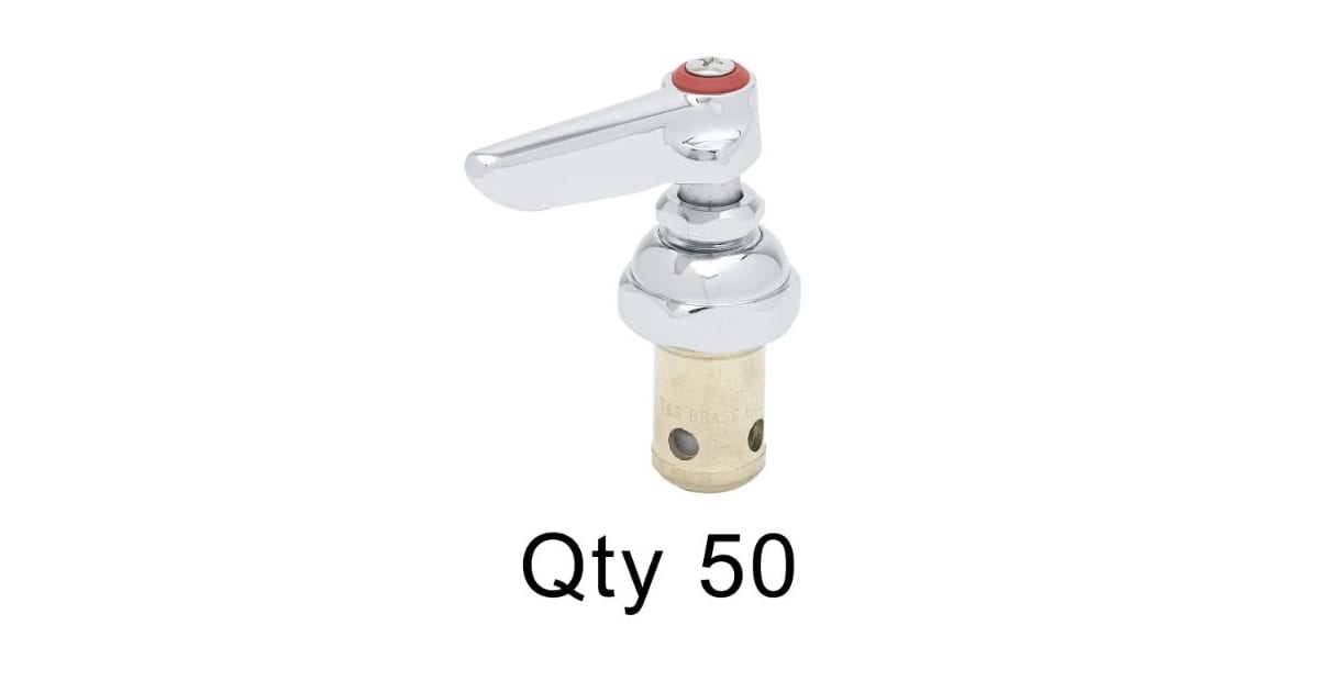 T and S Brass 002712-40M50 Eterna Spindle Assembly, Spring Check, Right ...