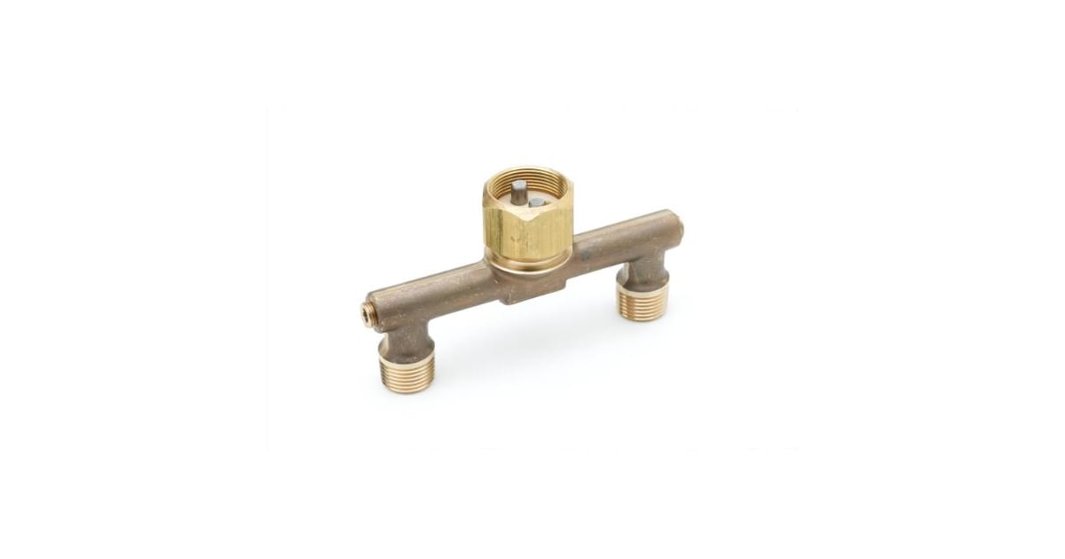 T and S Brass 002898-40 4" Spreader Assembly, 1/2" NPT Male Inlets ...