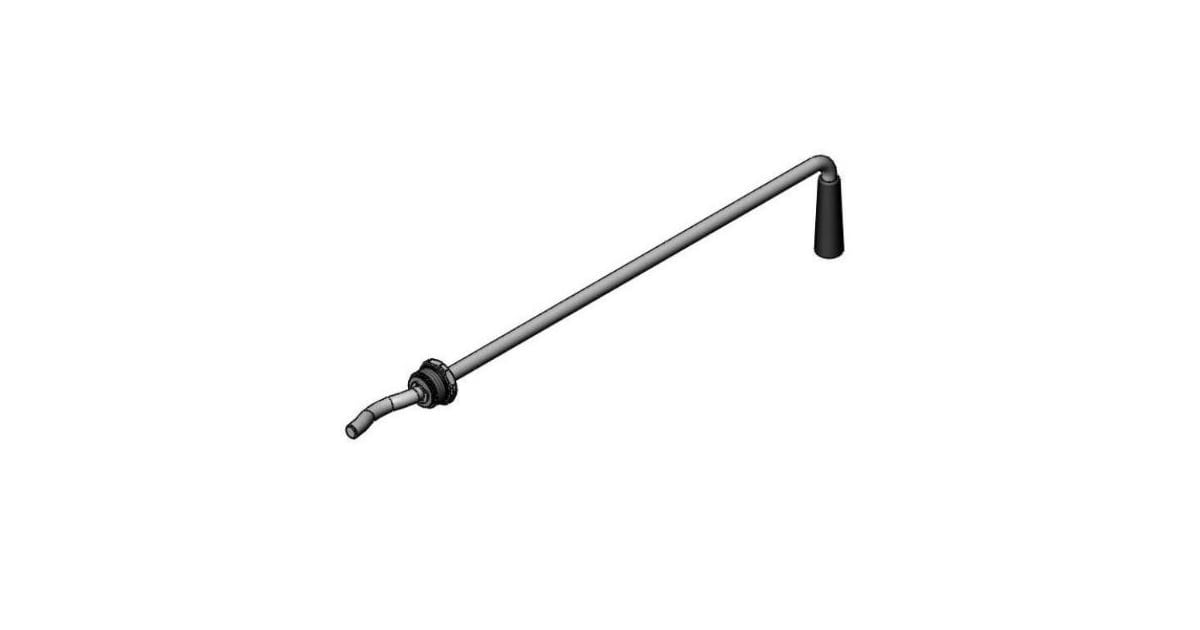 T and S Brass 010393-45XL Long Twist Waste Valve Handle Assembly ...