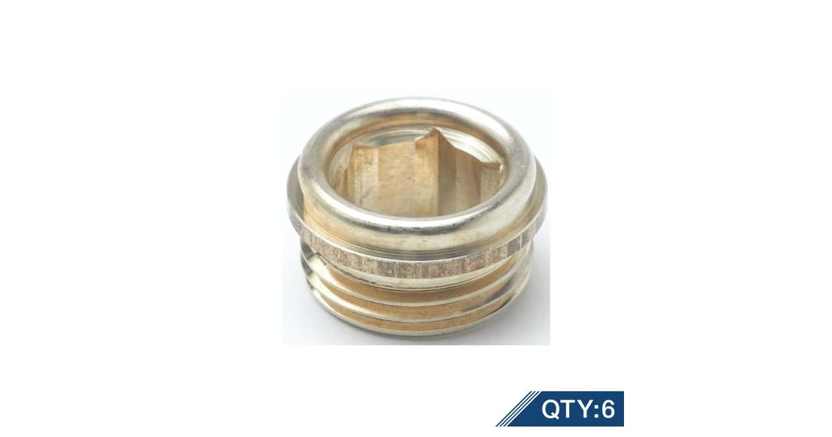 T and S Brass 010616-20M B-0290 Seat, Old-Style, 24 TPI, 12-PT (6 pcs ...