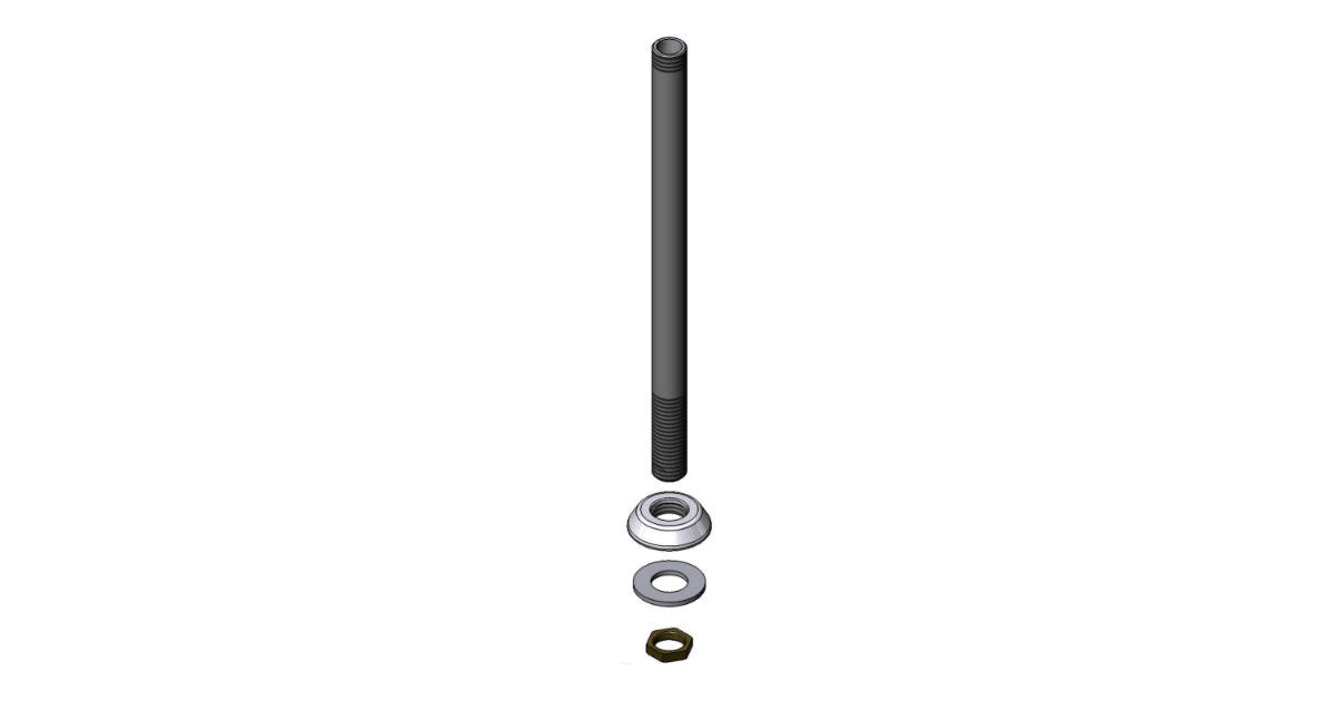 T and S Brass 015887-40 B-1210 Glass Filler Pedestal & Flange Assembly ...