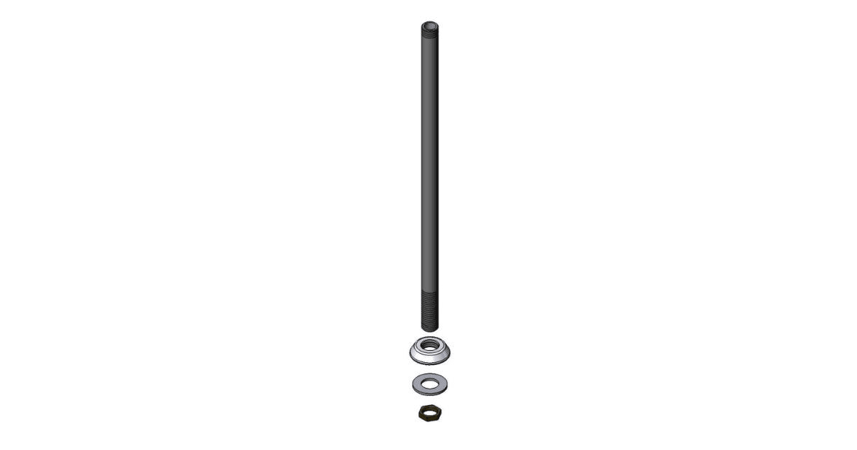 T and S Brass 017291-40 B-1210-16 Glass Filler Pedestal & Flange ...