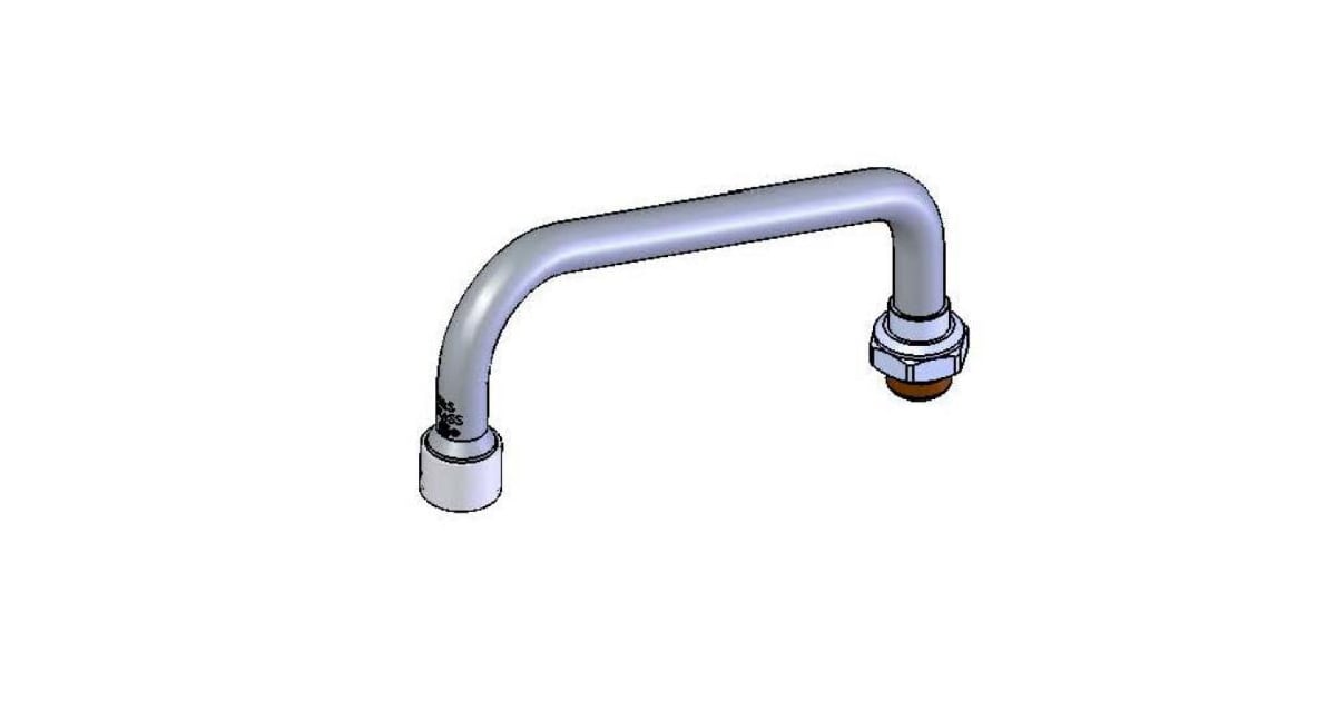 T and S Brass 060X-LAM-VR 8" Swing Nozzle with B-0199-21-VRF (Vandal ...
