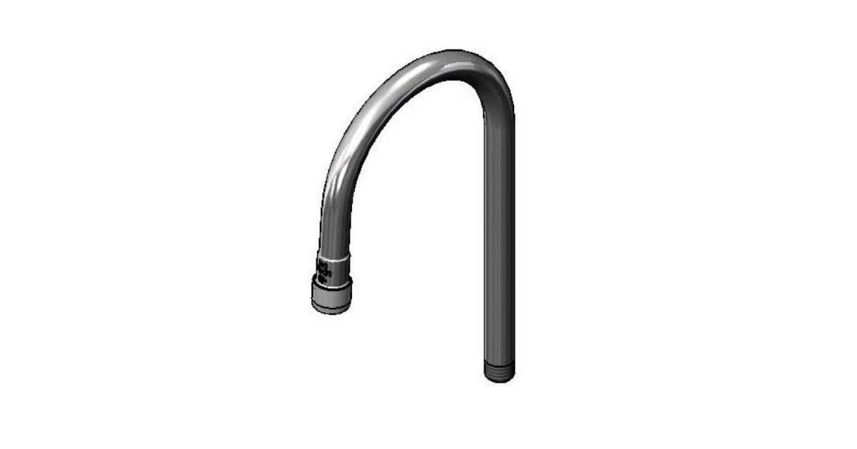 T and S Brass 120X-LAM 120X Rigid Gooseneck with B-0199-21 Laminar Flow ...