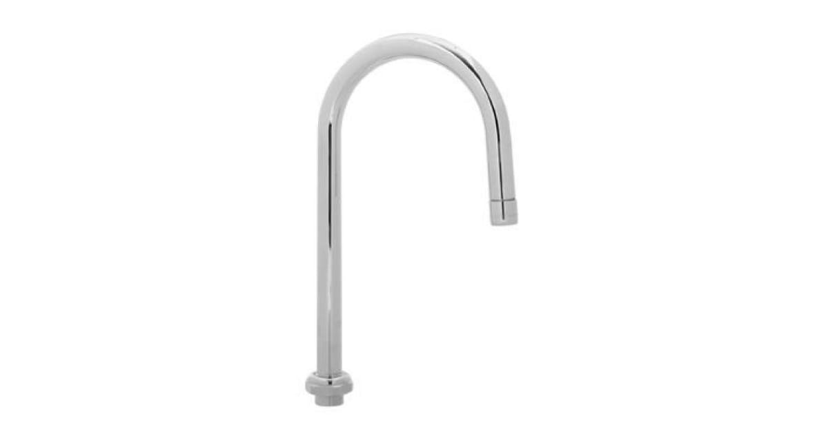 T and S Brass 5SP-05-VF05 Swivel Gooseneck, 5-1/2" Spread, 11" Height ...