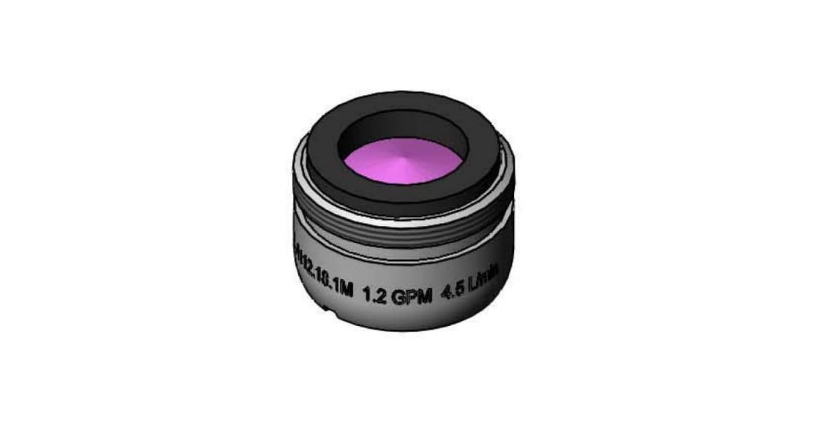 T and S Brass B-0199-03-F12 1.2 GPM Replacement Faucet Aerator ...