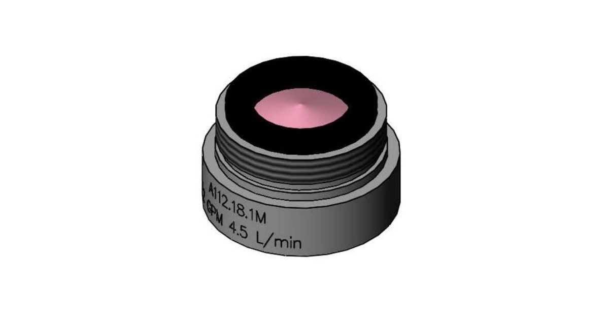 T and S Brass B-0199-08-F12 1.2 GPM Replacement Faucet Aerator ...